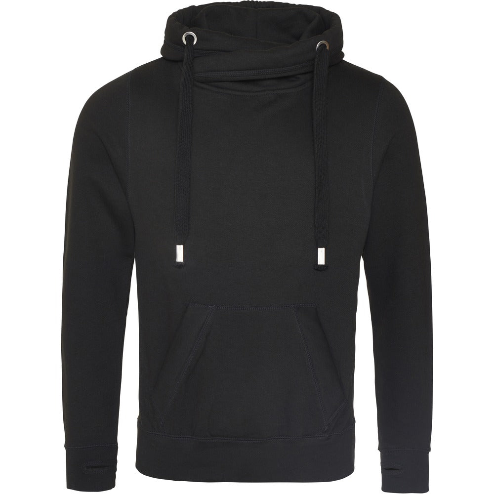 Cross Neck Hoodie T Shirt Druck Stick vom Profi T Shirt Buddies
